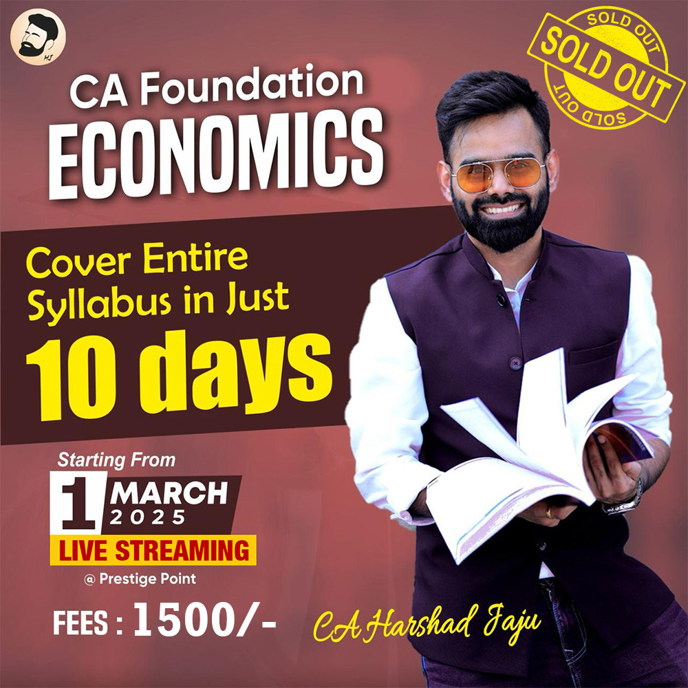 hjclasses. CA FOUNDATION Live Streaming EXAM ORIENTED BATCH